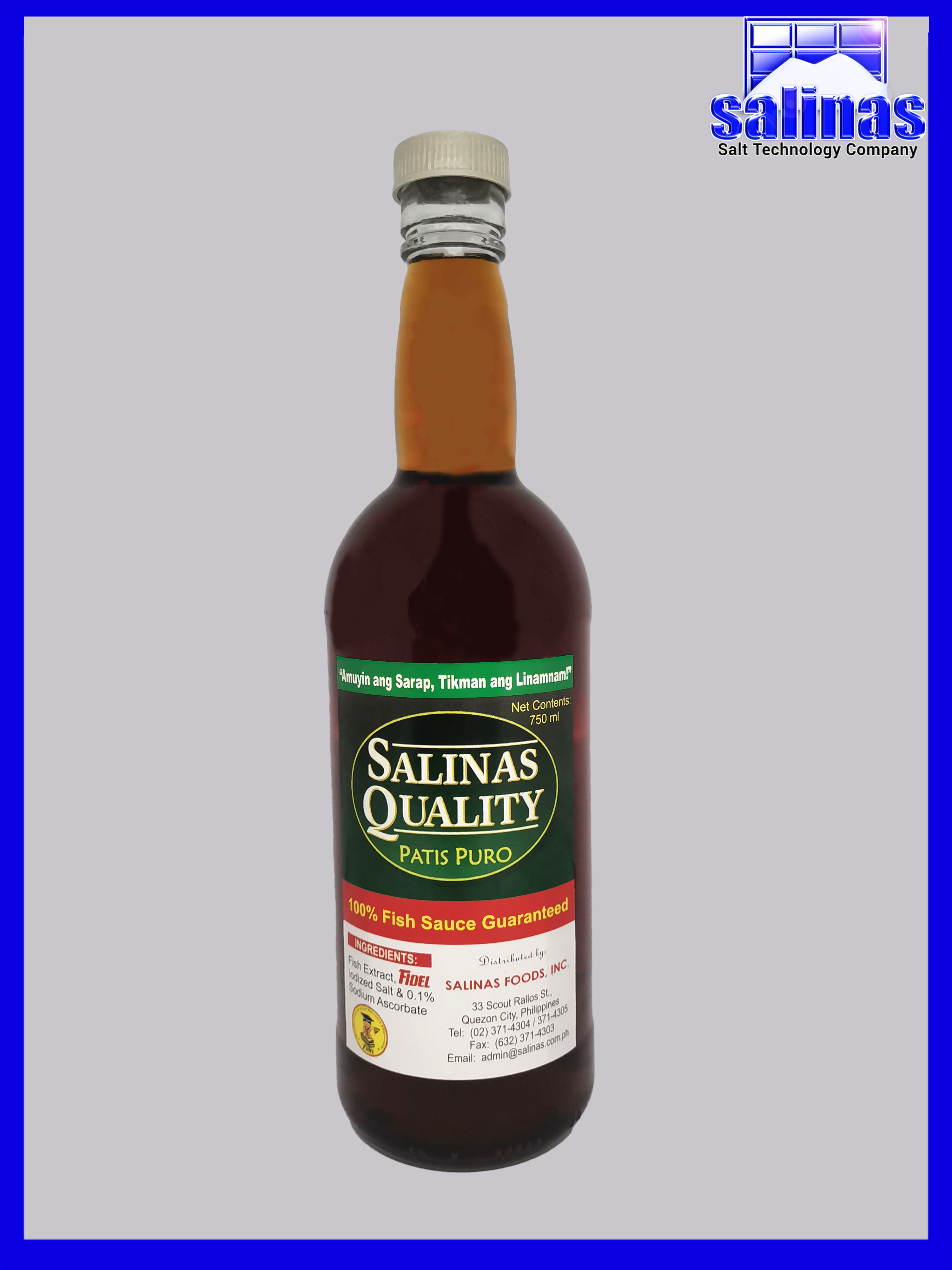 Salinas Quality Patis (Puro) 750ML | Lazada PH