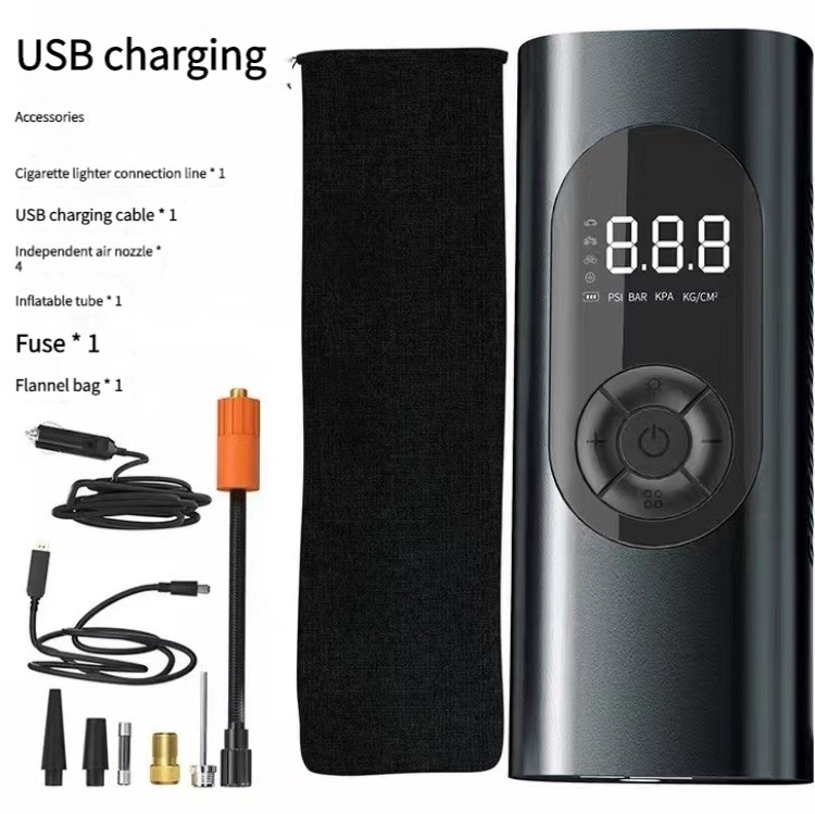 HOMEAPPLIANCESOLUTIONS Portable wireless inflatable pump electric car ...