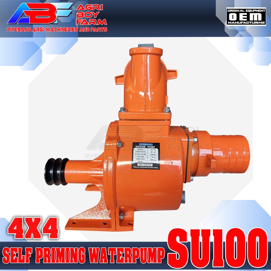 SU100 Self Priming Water Pump 4X4 | Lazada PH