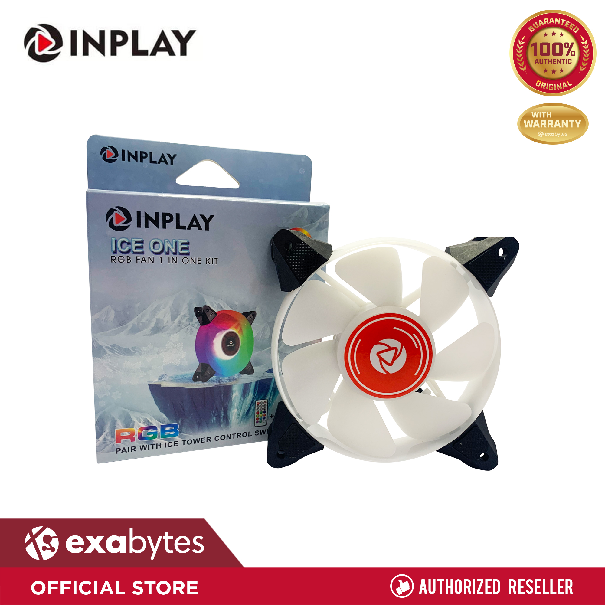 INPLAY Ice One RGB Single Fan(Adds on for existing Ice Tower Kit ...