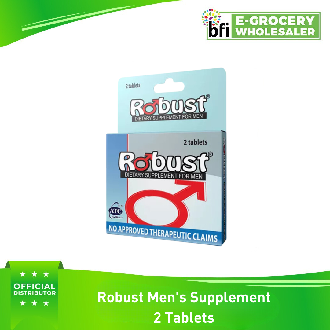 BFI Robust 550mg 2 Tablets Supplement For Men | Lazada PH