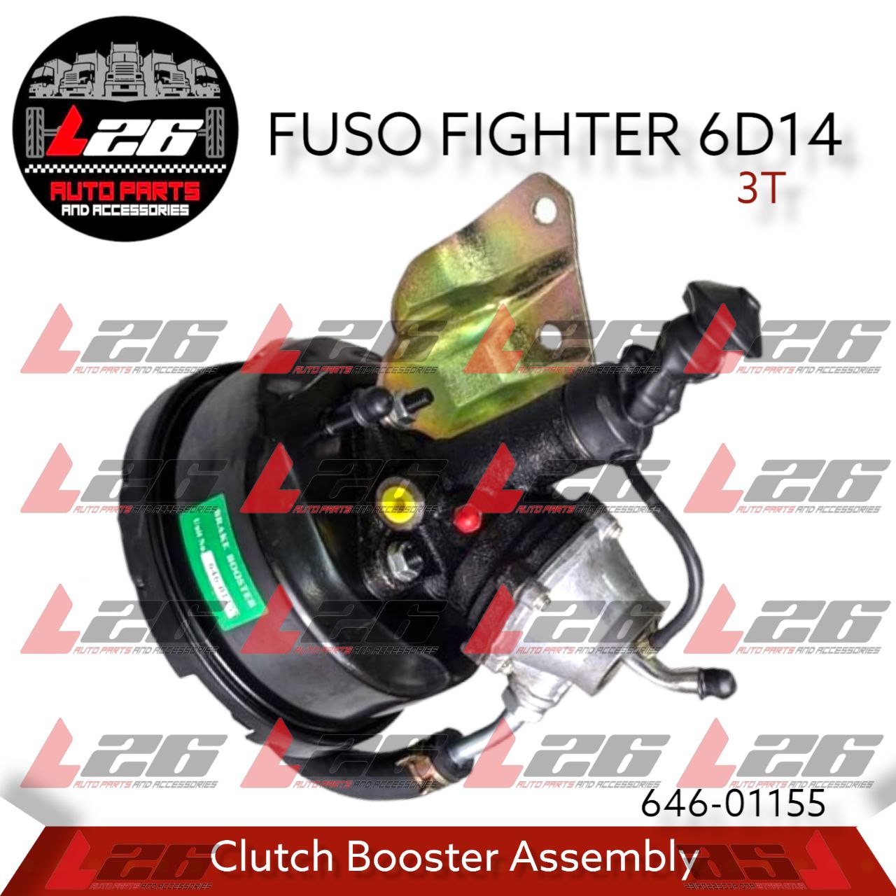 Fuso Fighter 6D14 CLUTCH BOOSTER ASSEMBLY 3 stud 646-01155 | Lazada PH