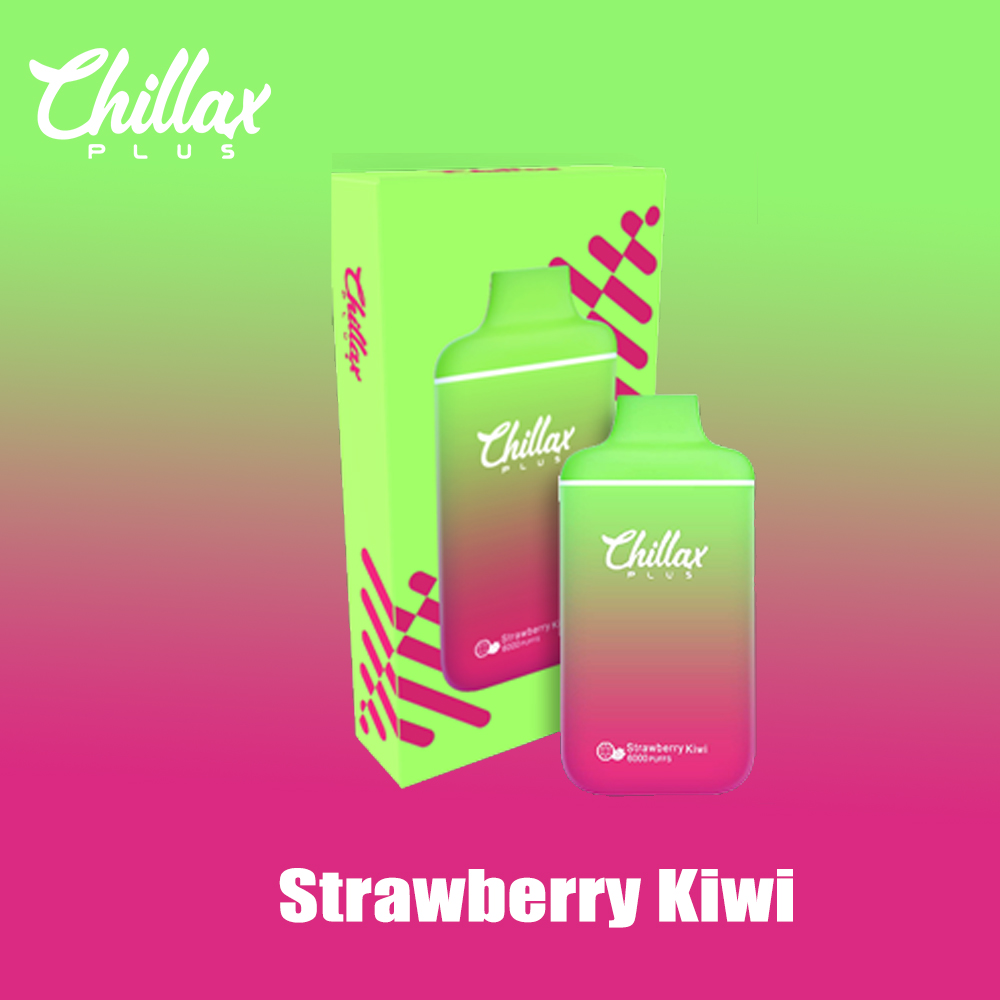 Original Chillax Plus 6000 Puffs Disposable Vape Smoke Menthol 5% ...