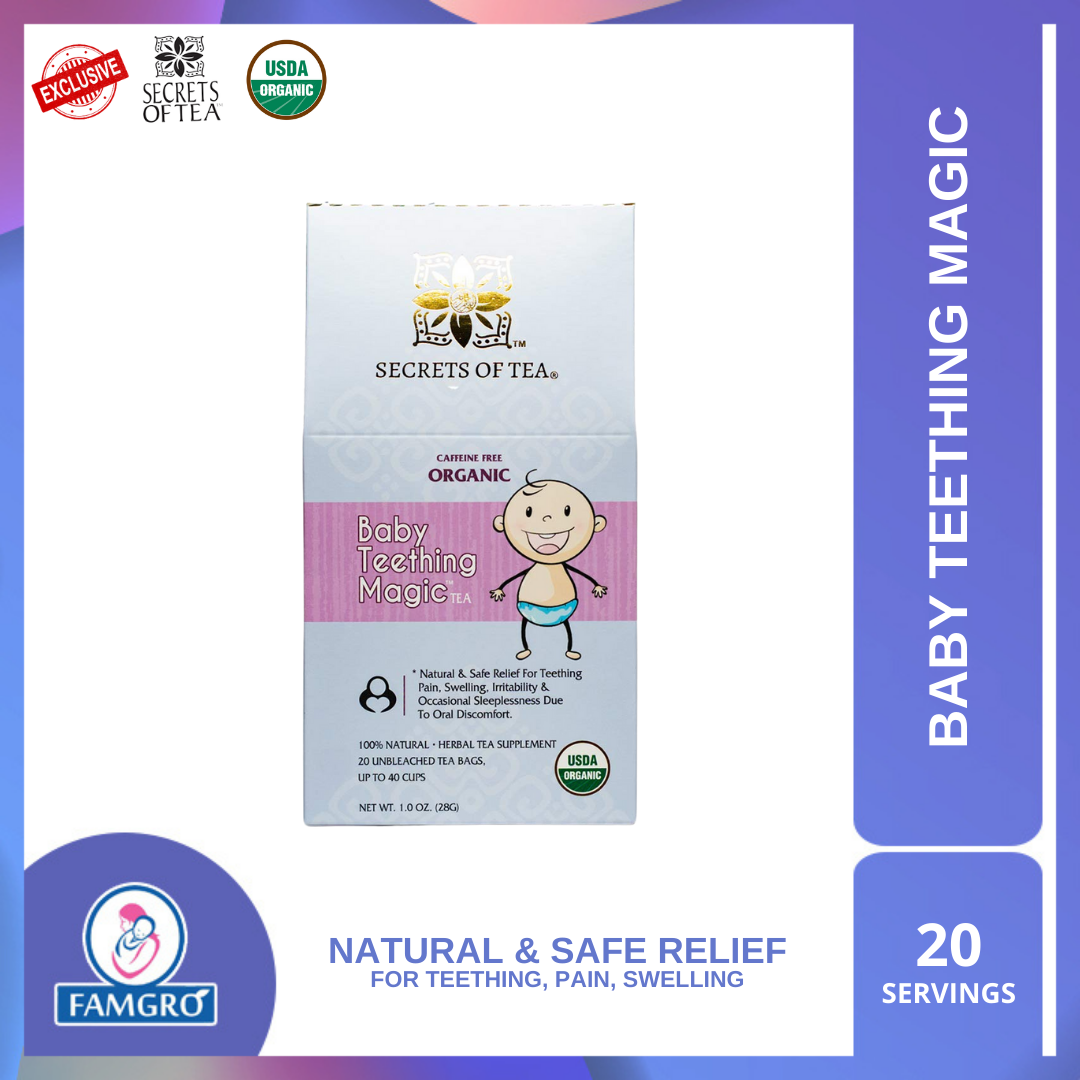 EXPIRATION DECEMBER 2022 Secrets of Tea Baby Teething Relief Magic Tea ...