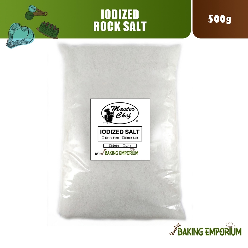 Xsential - Master Chef Iodized Rock Salt 500g 1kg | Lazada PH