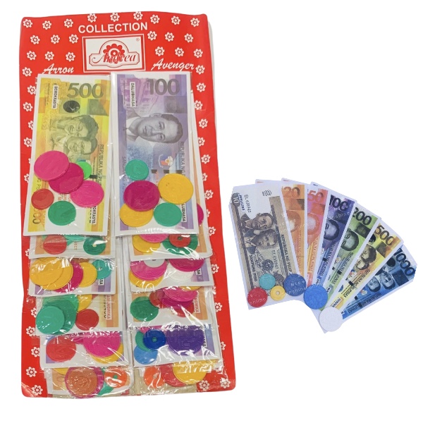 12set Play Money Set Play Money Bills+Coins | Lazada PH