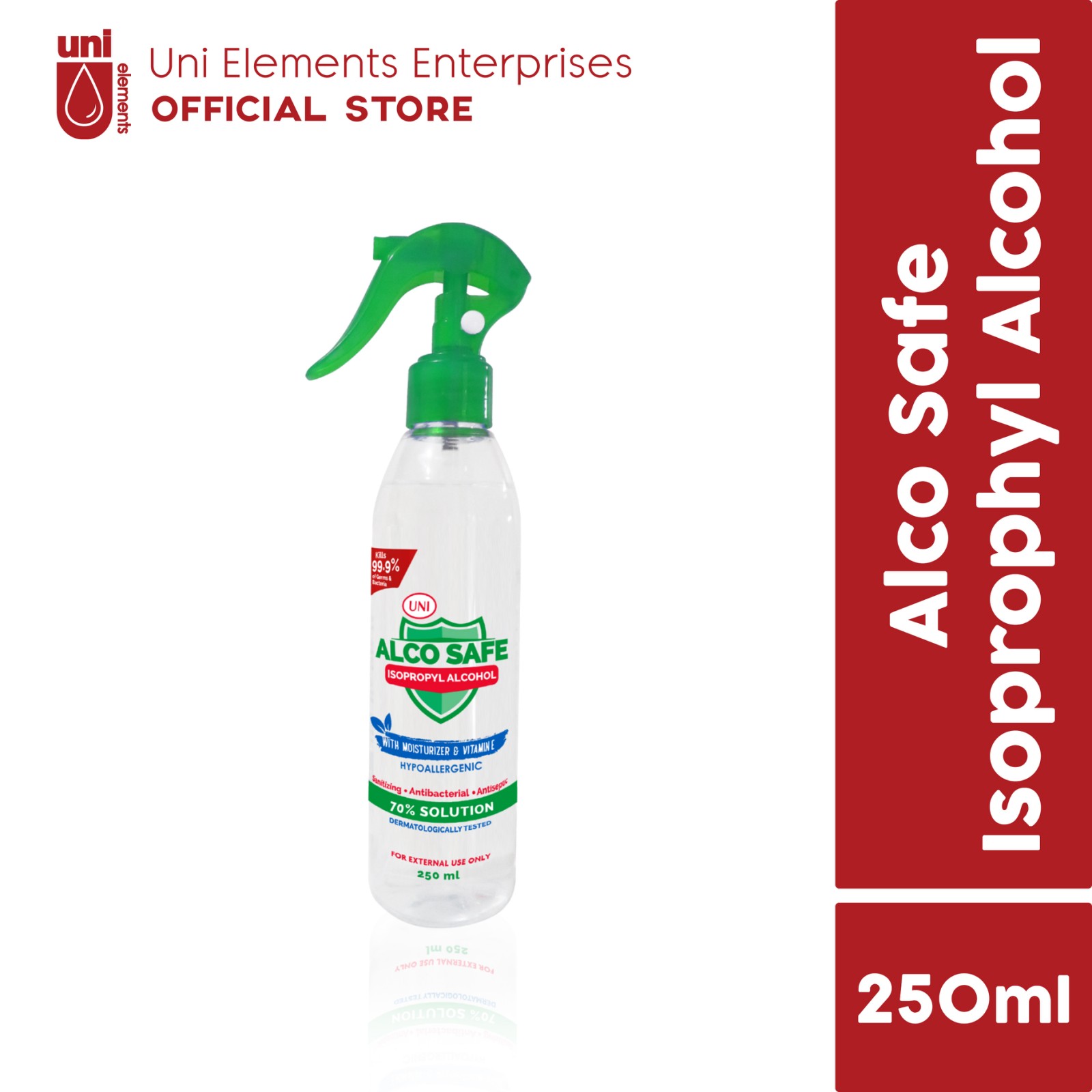 Alco Safe Isopropyl Alcohol (spray) 250ml | Lazada PH