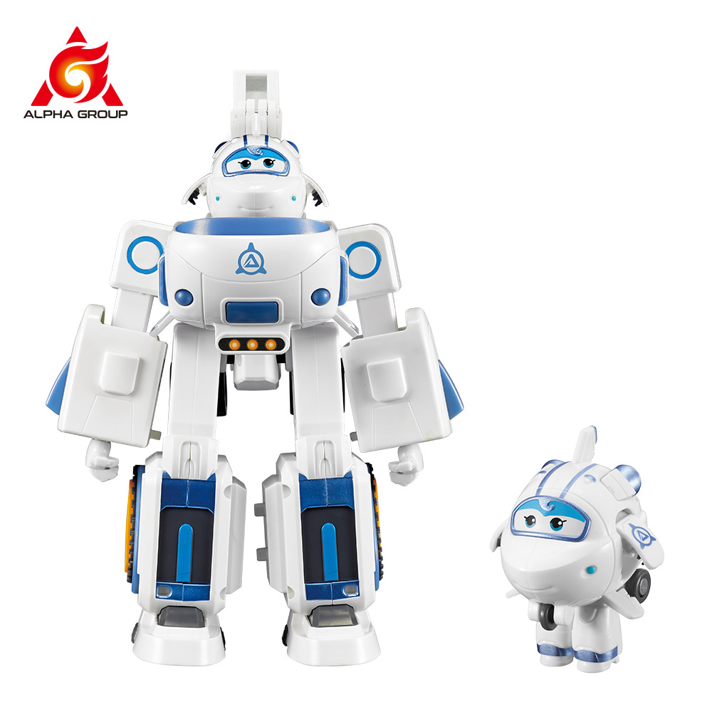 Super Wings 7" Robots Set Transform Vehicle With 2" Deformation Action ...