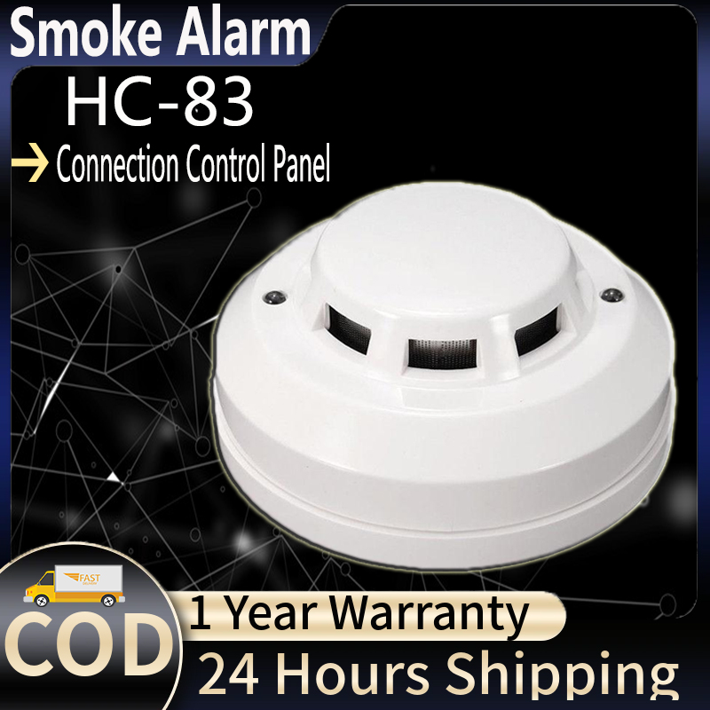 【COD】Smoke Detector Fire Alarm 2/4 Wire DC9-36VLife Photoelectric Smoke Sensor Alarm Security ...
