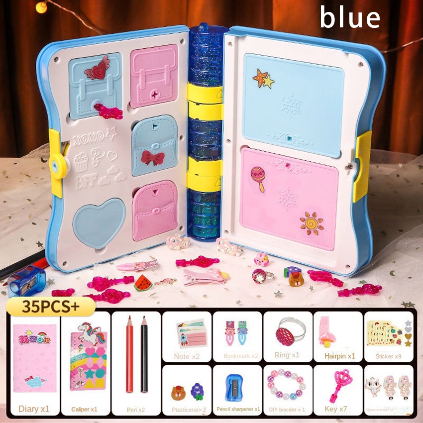 Girls' Magic Notebook and Castle Magic Notebook Toys 5 Surprise Opening ...