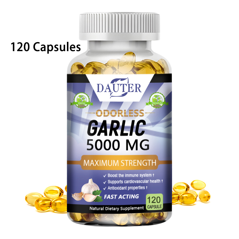 Pure Garlic Extract Supplement - Promotes Healthy Cholesterol Levels ...