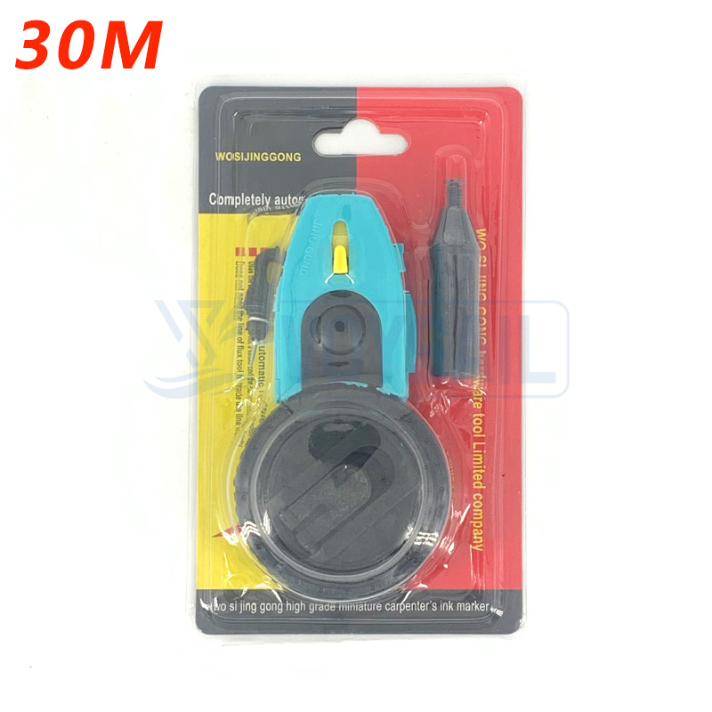 Pitik Mark Carpentry Chalk Line Reel Construction Semi-Automatic Manual ...