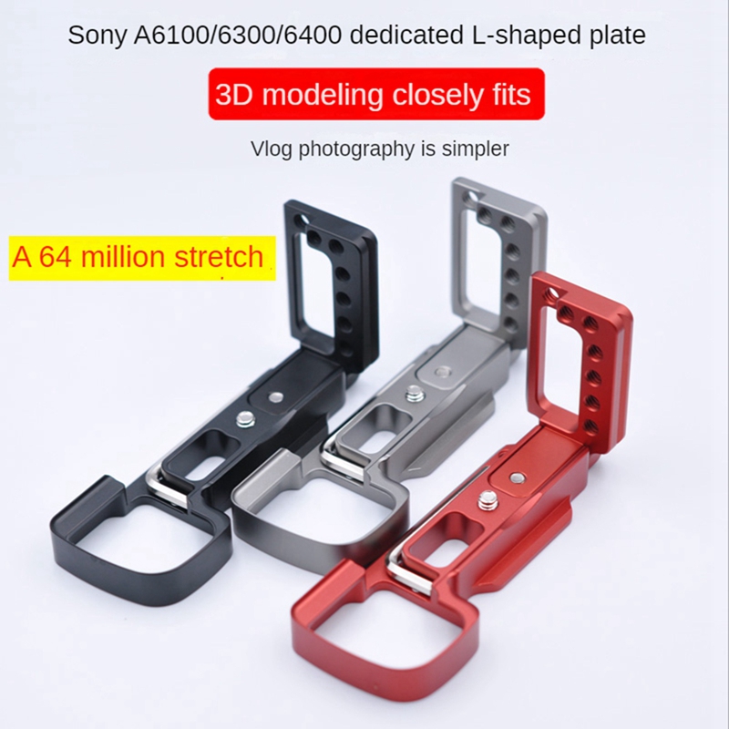 Quick Release L Plate Camera Bracket for Sony A6400 A6300 A6100 Camera ...