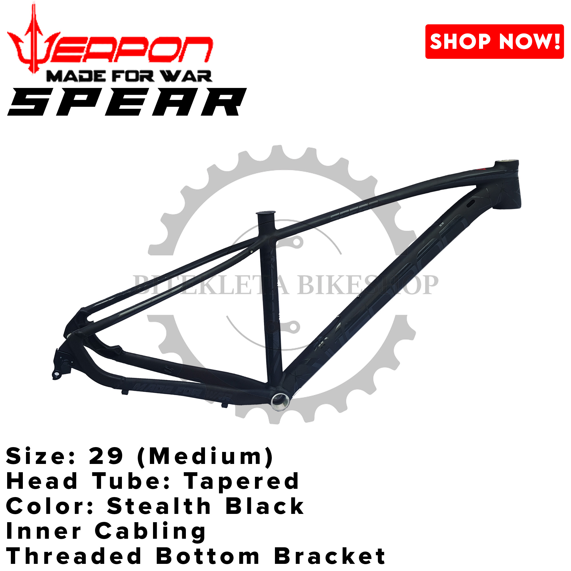 WEAPON FRAME STEALTH ANIMAL 27.5 MOUNTAINBIKE MTB FRAME SPEAR | Lazada PH