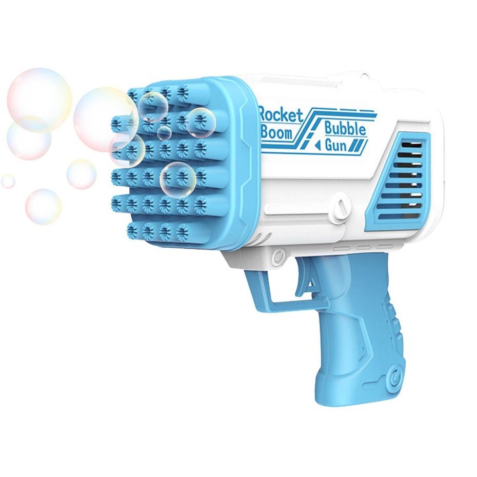 32-Hole Bubble Gun Charging Electric Rocket Launcher Wedding Bubble ...