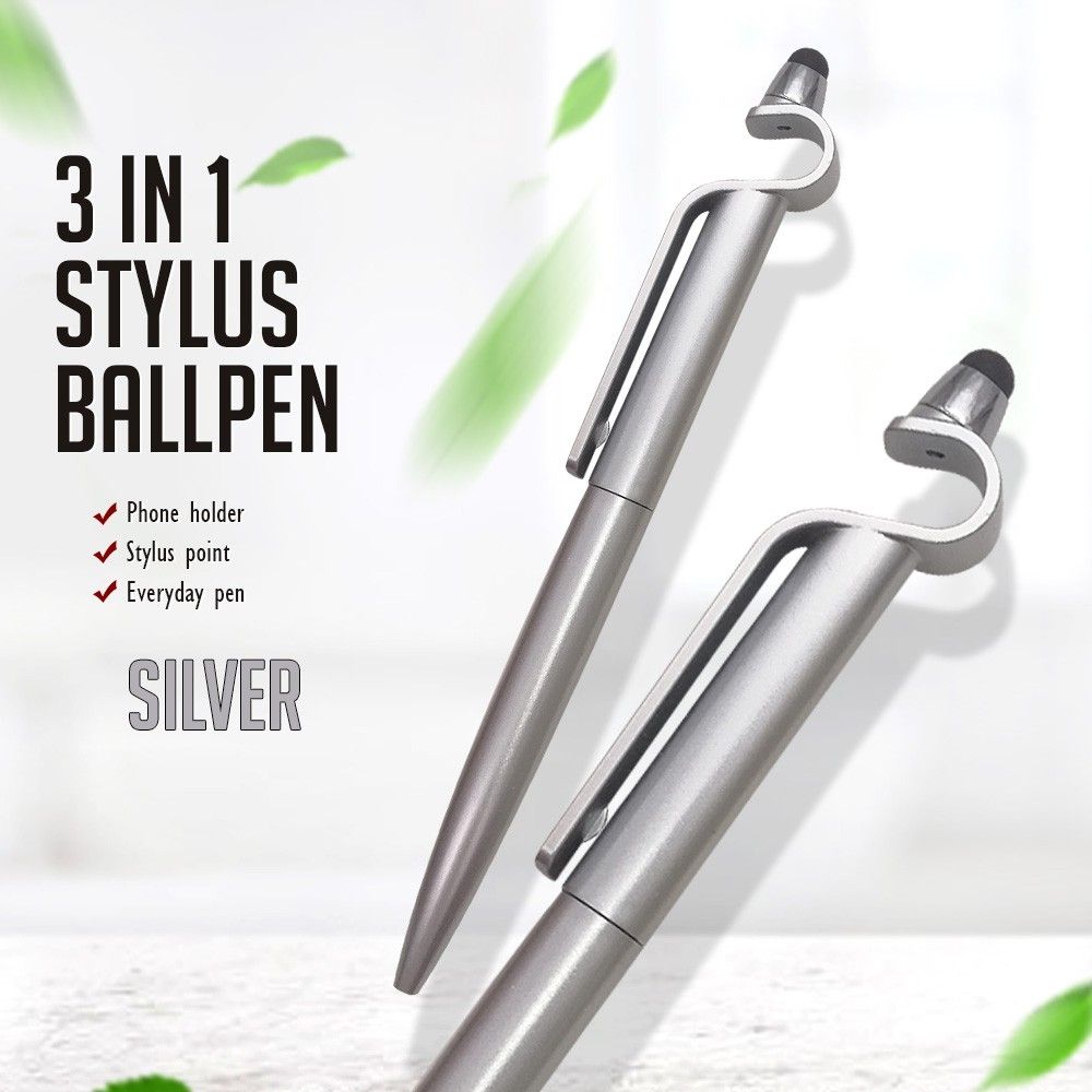3in1 stylus pen (silver) Sold Per Piece Black Ink | Lazada PH