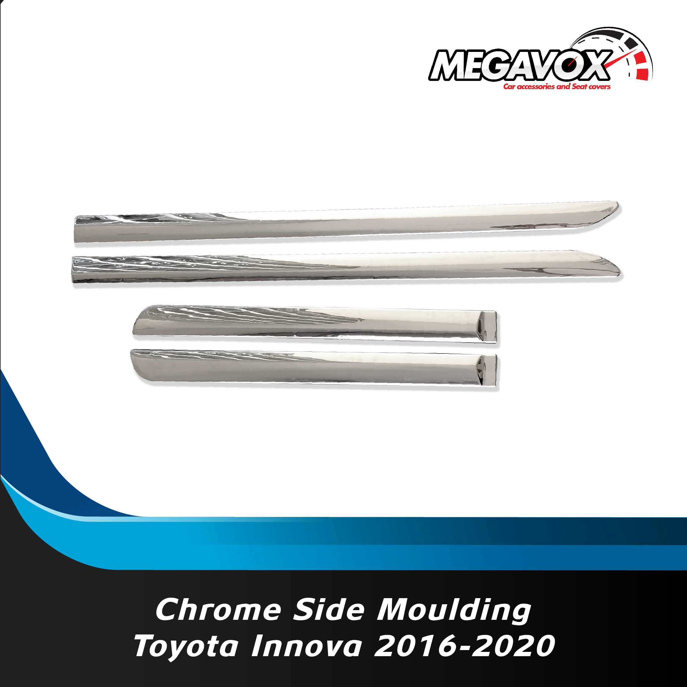 Toyota Innova 2016-2022 Chrome Side Moulding | Lazada PH