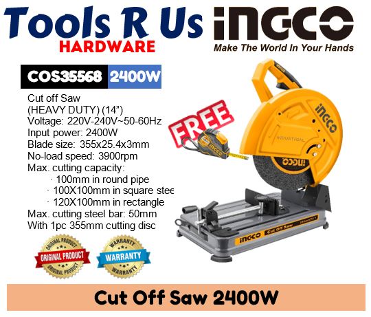 INGCO Cut Off Saw 2400W COS243558 | Lazada PH