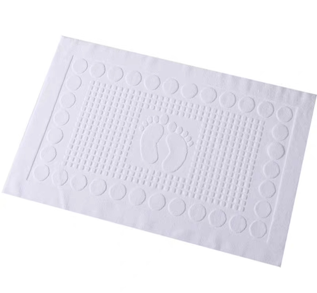 Bathroom Foot Towel (B203) (50*80cm) Cotton Bathroom Foot Towel Hotel ...