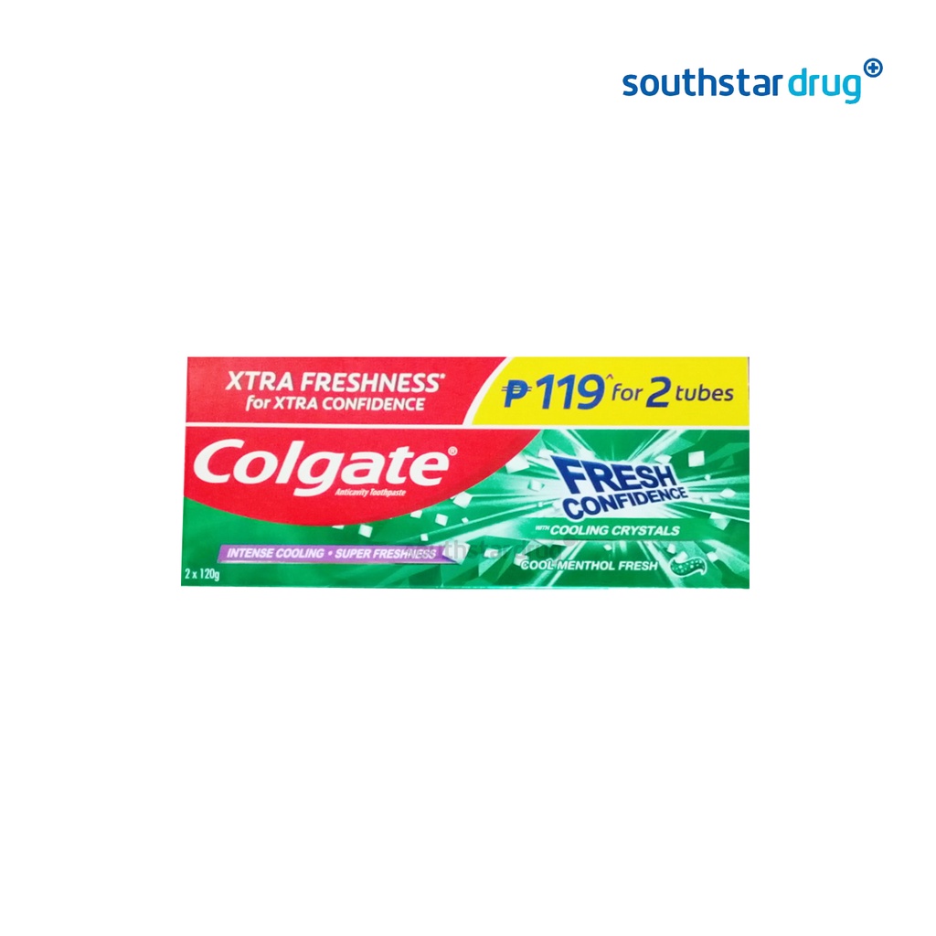 Colgate Fresh Confidence Cool Menthol Fresh Toothpaste Buy 2 For ₱119 ...