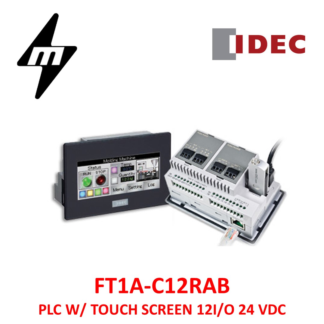 IDEC FT1A C12RAB Programmable Logic Controller SmartAXIS Touch HMI 3.8 ...