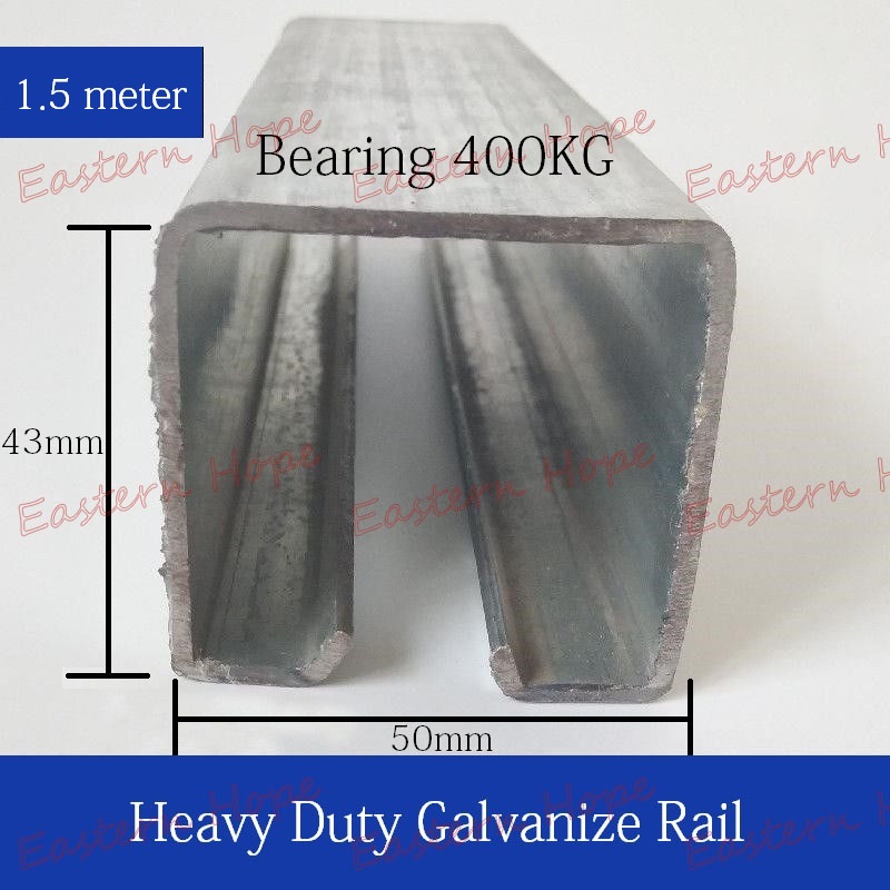 Sliding Gate Track Heavy Duty Gate Galvanize Track 3Meter and 2 Meter ...