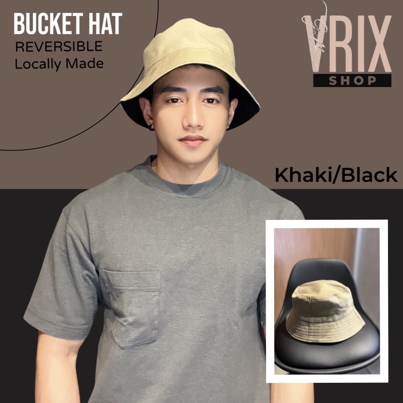 BUCKET HAT REVERSIBLE by VRIX SHOP | Lazada PH