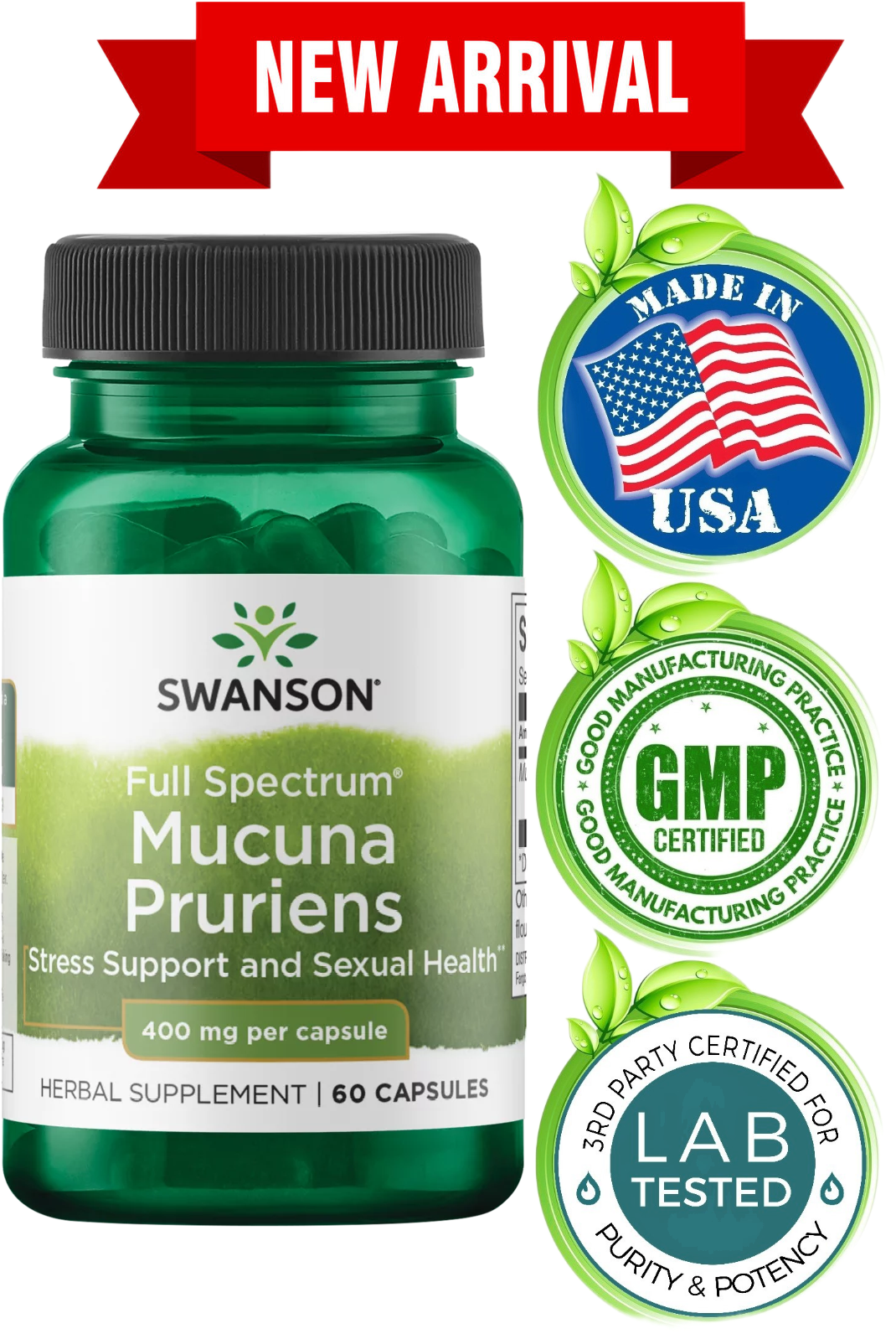 Mucuna Pruriens (Mucuna Dopa) Super Extract 20% L-Dopa Velvet Beans ...