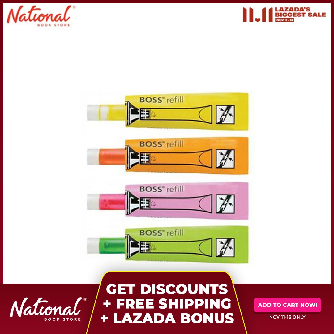 Stabilo Boss Highlighter Refill, Red | Lazada PH