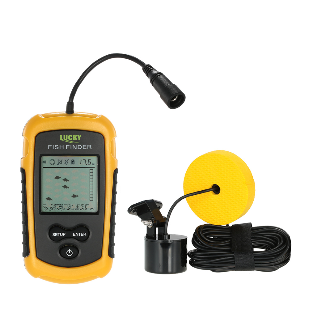 FF1108-1 Sonar Sensor Fishfinder Waterproof Alarm Beam Transducer Echo ...