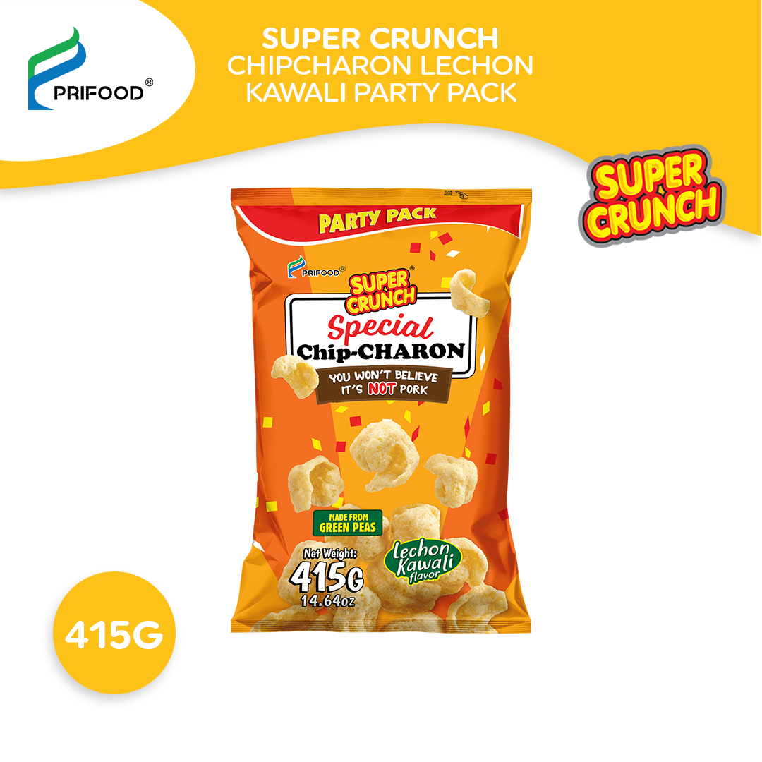 Super Crunch Chip-charon Lechon Kawali Party Pack 415g | Lazada PH