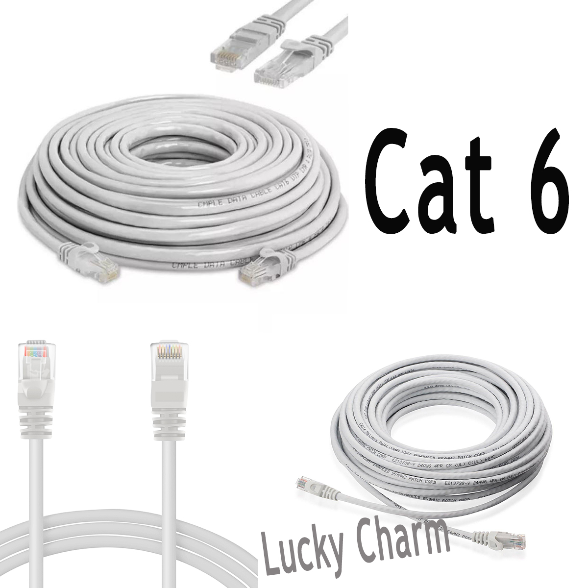 Cat6 Cat 6 10M,15M,20M,30M,50M Meter UTP Ethernet LAN Network Cable ...