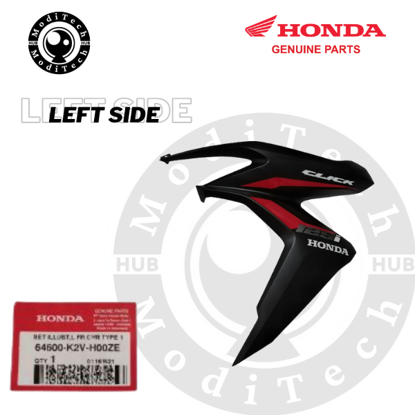 HONDA GENUINE FRONT SIDE MATTE RED FOR CLICK 125i | Lazada PH