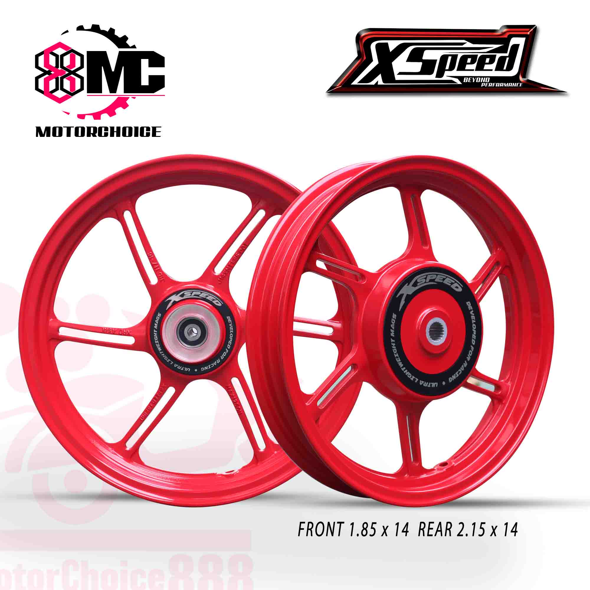 XSPEED Mags R6 for Mio 125 | MXI 125 | Soul i 125 | M3 Ultra ...