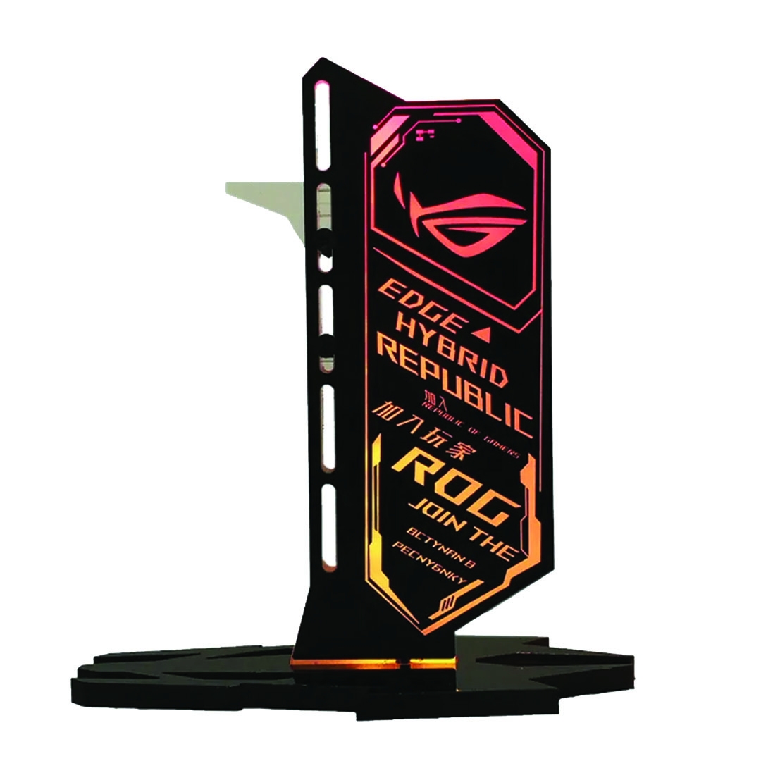 ROG GPU Bracket Holder sync ARGB LED light Republic of Gamers | Lazada PH