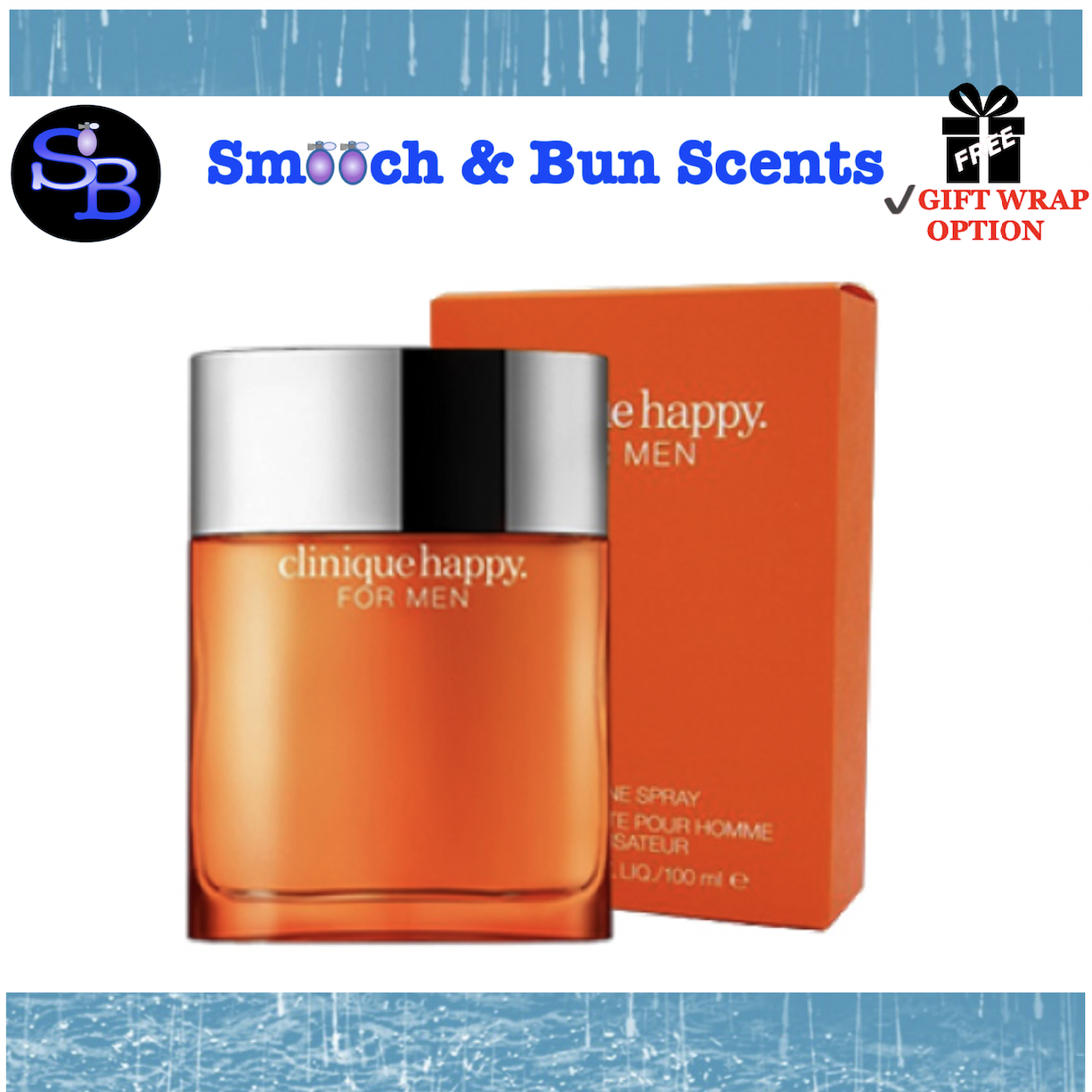 Happy for Men Pour Homme 100ml EDT Authentic Perfume from USA/AU (with ...