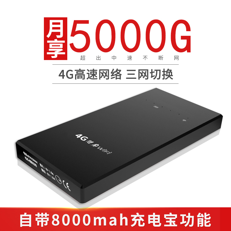 Portable wifi Unlimited Flow Plug-in-Free Card Three Netcom 5G4G Mobile ...