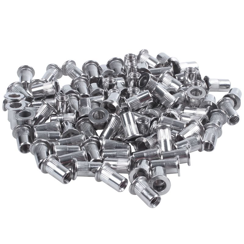 100x M5 Stainless Steel Flat Head Threaded Rivet Nut - RUSHUN - ThaiPick