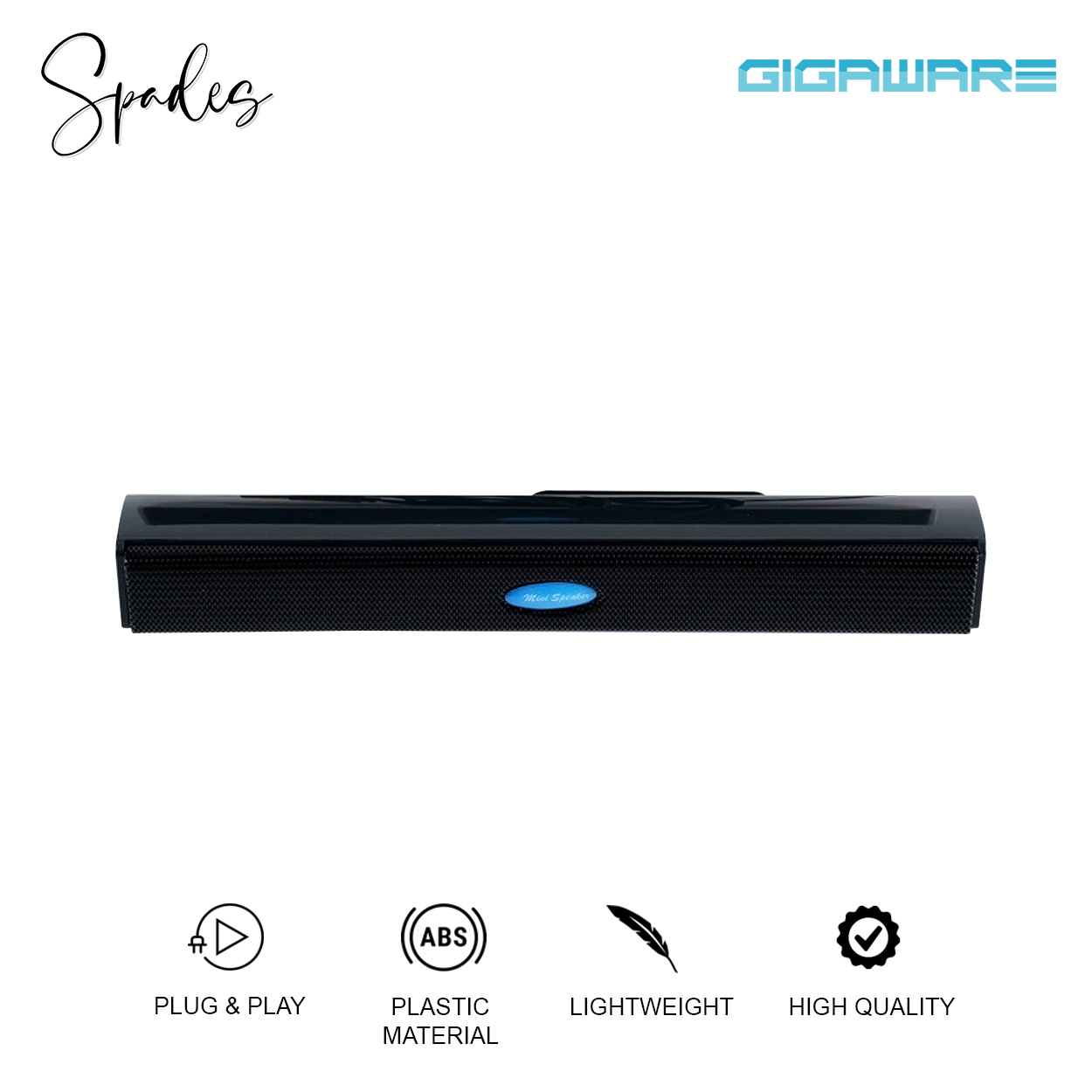 Gigaware Mini USB Longbar Stereo Speaker for Desktop / Laptop | Lazada PH