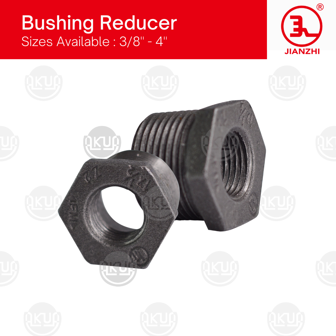 JIANZHI Brand BI/GI Threaded Bushing Reducer 1" X 1/2" / 1" X 3/4 ...