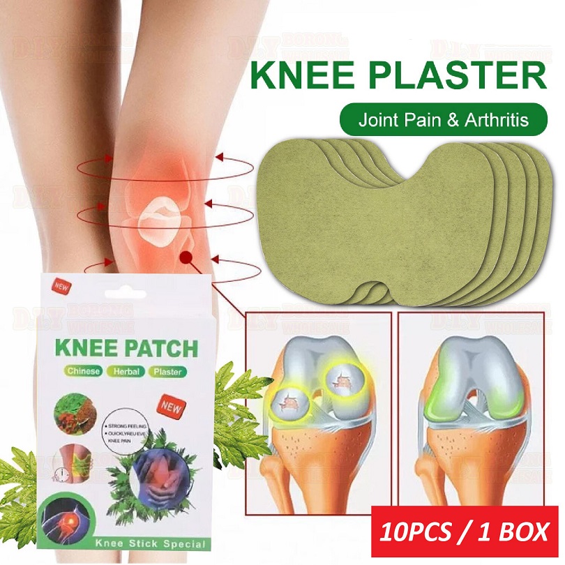 10Pcs/Bag Wormwood Knee Plaster Arthritis Muscle Joint Pain Stickers ...