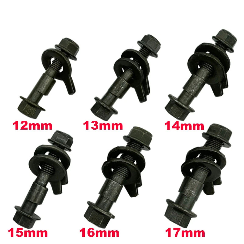 5pcs 12mm Vehicles Steel Four Wheel Alignment Adjustable Camber Kit Cam ...