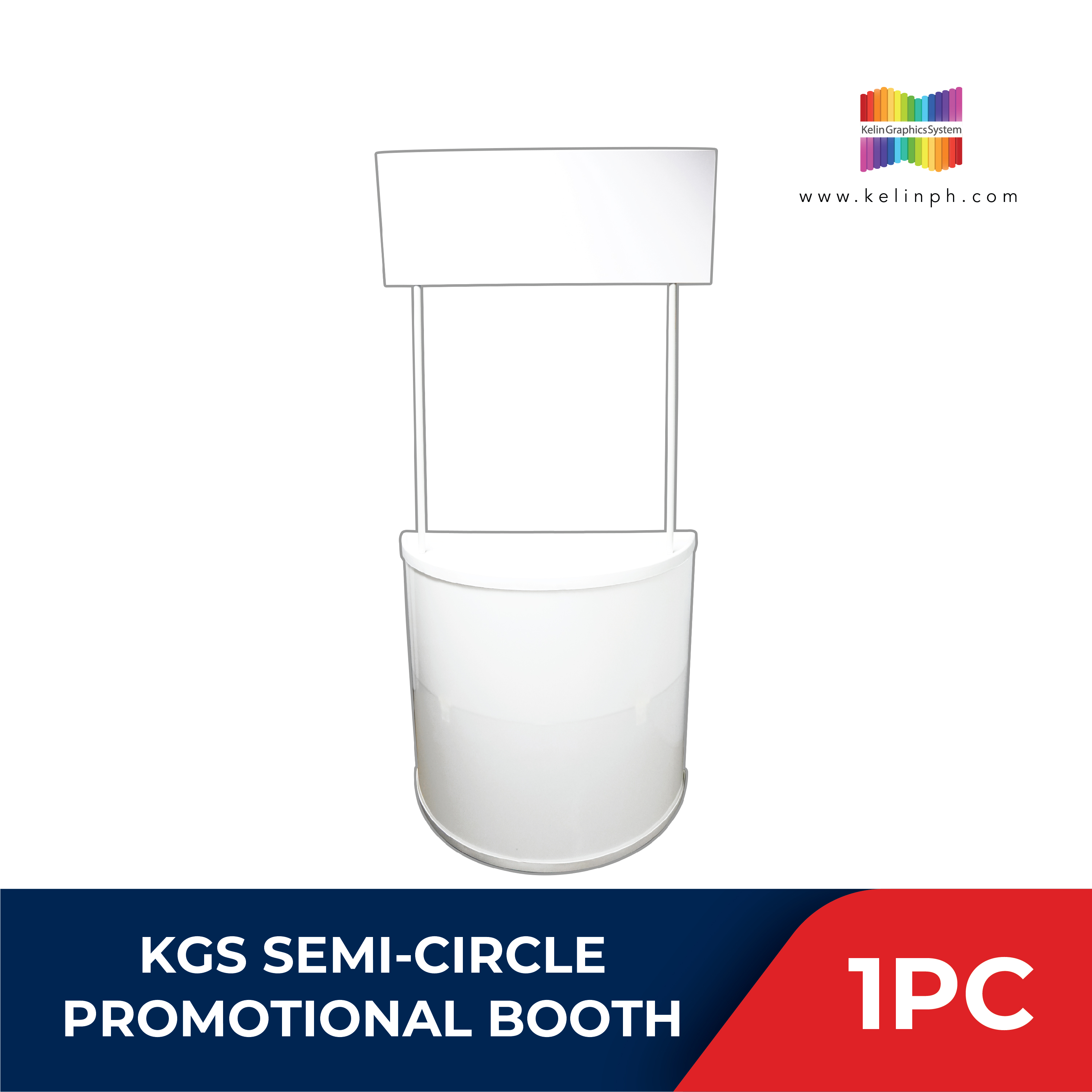 KGS PVC Semi-Circle Promotional Booth | Collapsible Booth | Event Booth | Portable Booth 80.5cm ...