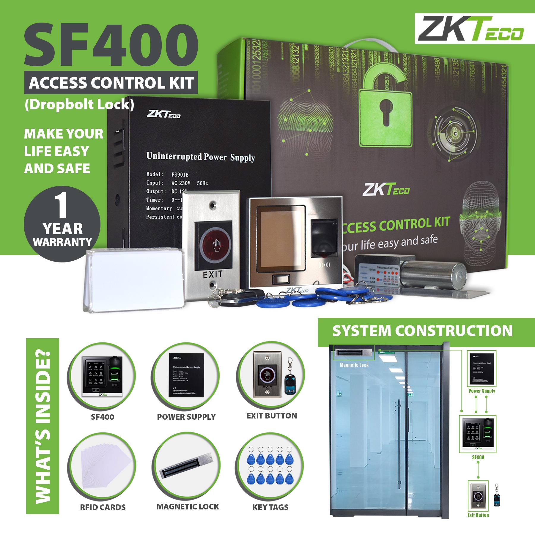 Complete ZK SF400 Kit Drop Bolt Lock Door Access DIY set | Lazada PH