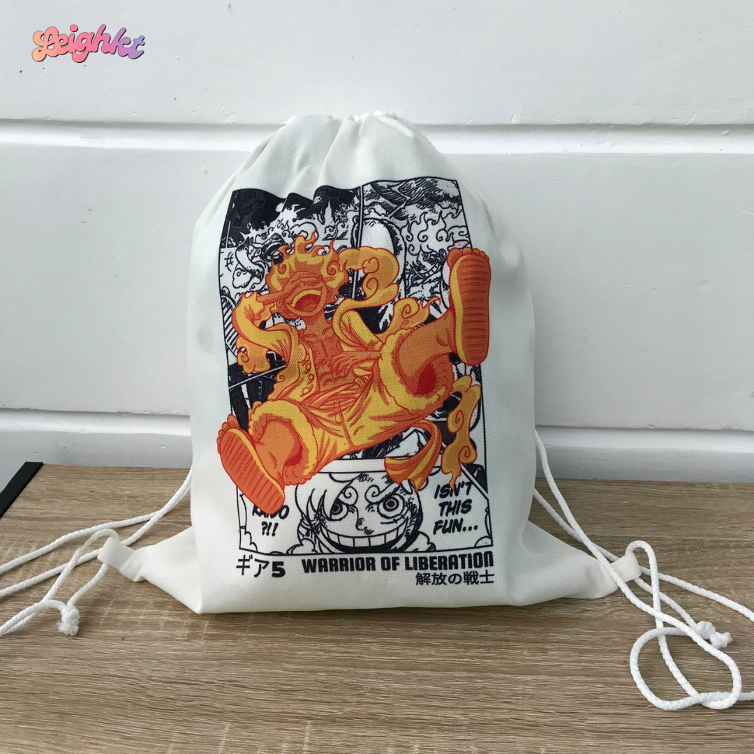 One Piece Luffy Warrior Drawstring Bag | Leighkt Collection | Lazada PH