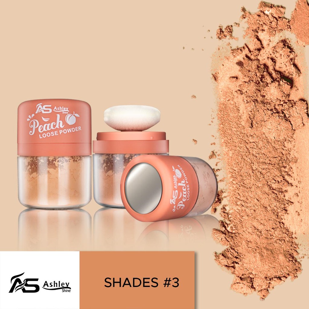 Ashley Shine AS8129 Peach Loose Powder 8g | Lazada PH
