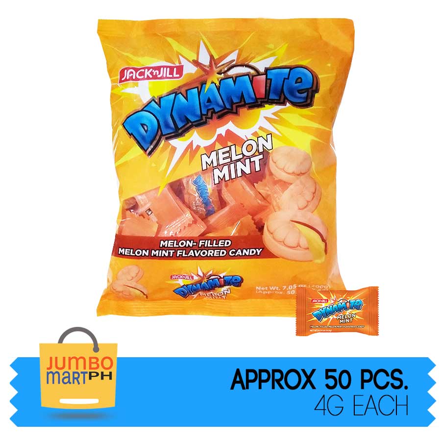 JACK N JILL DYNAMITE MELON MINT 200G / APPROX 50 PCS. | Lazada PH