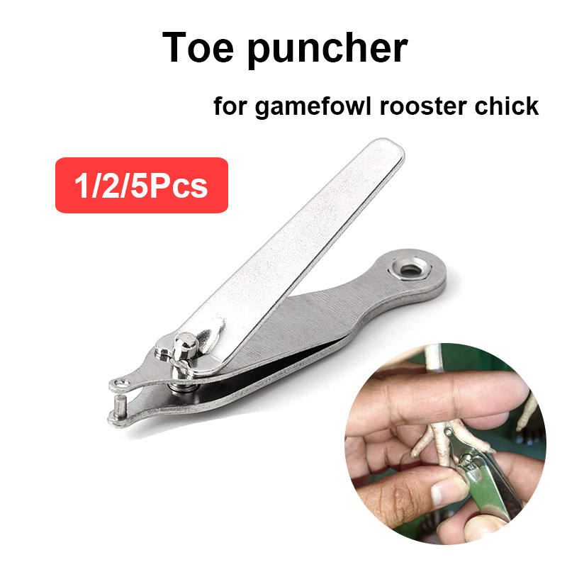 1/2/5Pcs Stainless steel Chick Toe puncher (nail cutter type) Toe ...