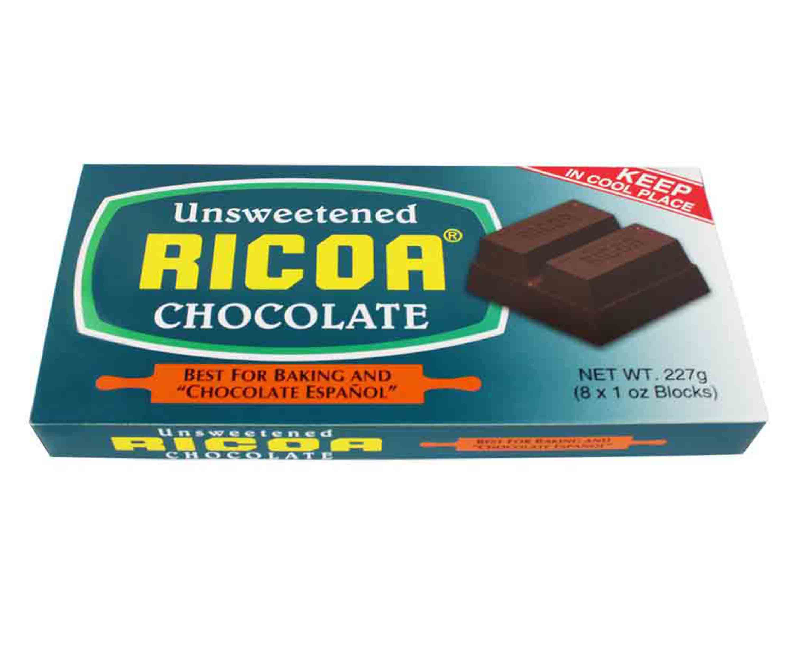 Unsweetened Ricoa Chocolate Bar 227g | Lazada PH