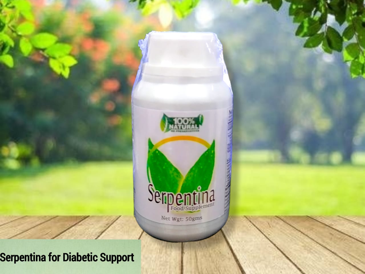 ORIGINAL SERPENTINA Food Supplement 500mg 100 Capsules in Natural ...